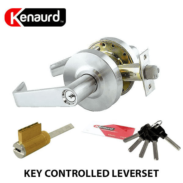 Commercial Lever Set Handle - Grade 2 & Key Controlled KIK Cylinder ...