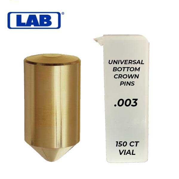 LAB - .003 - Universal Bottom Crown Pins - Vial of 150 – SLK Online