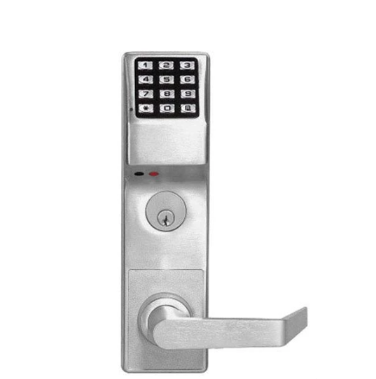 Alarm Lock Trilogy - DL3500CRL - Classroom Mortise Lever Set w/ High C ...